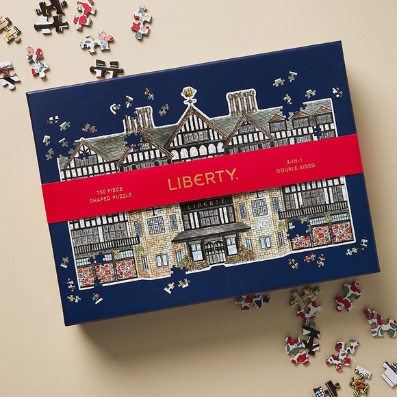 Anthropologie | Games | Liberty London Tudor Doublesided 75 Piece ...